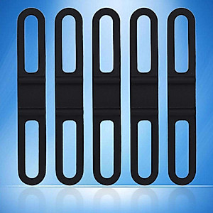 Bike Light Replacement Mount,Pack of 5 ycle Silicone Band,Elastic Rubber Strap Tie Flashlight Holder Bandage Bike Cycling Handlebar Mount Holder Strap Fixing Bandage Belt Ycle Silicone Band Holder