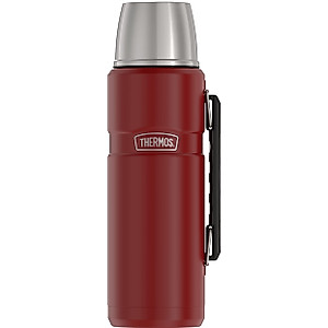 THERMOS Stainless King Vacuum-Insulated Beverage Bottle Bundle, 40 Ounce (2 Pack)