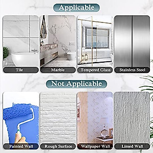 EAGMAK 2 Pack Shower Caddy Adhesive for Replacement, No Drilling Strong Transparent Adhesive for Shower Caddy, Soap Holder, Bathroom Storage Shelves and Kitchen Racks