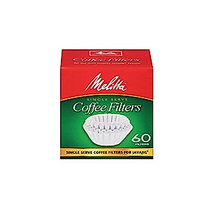 Melitta Java Jig, Single Serve Paper Coffee Filters - 2 Pack