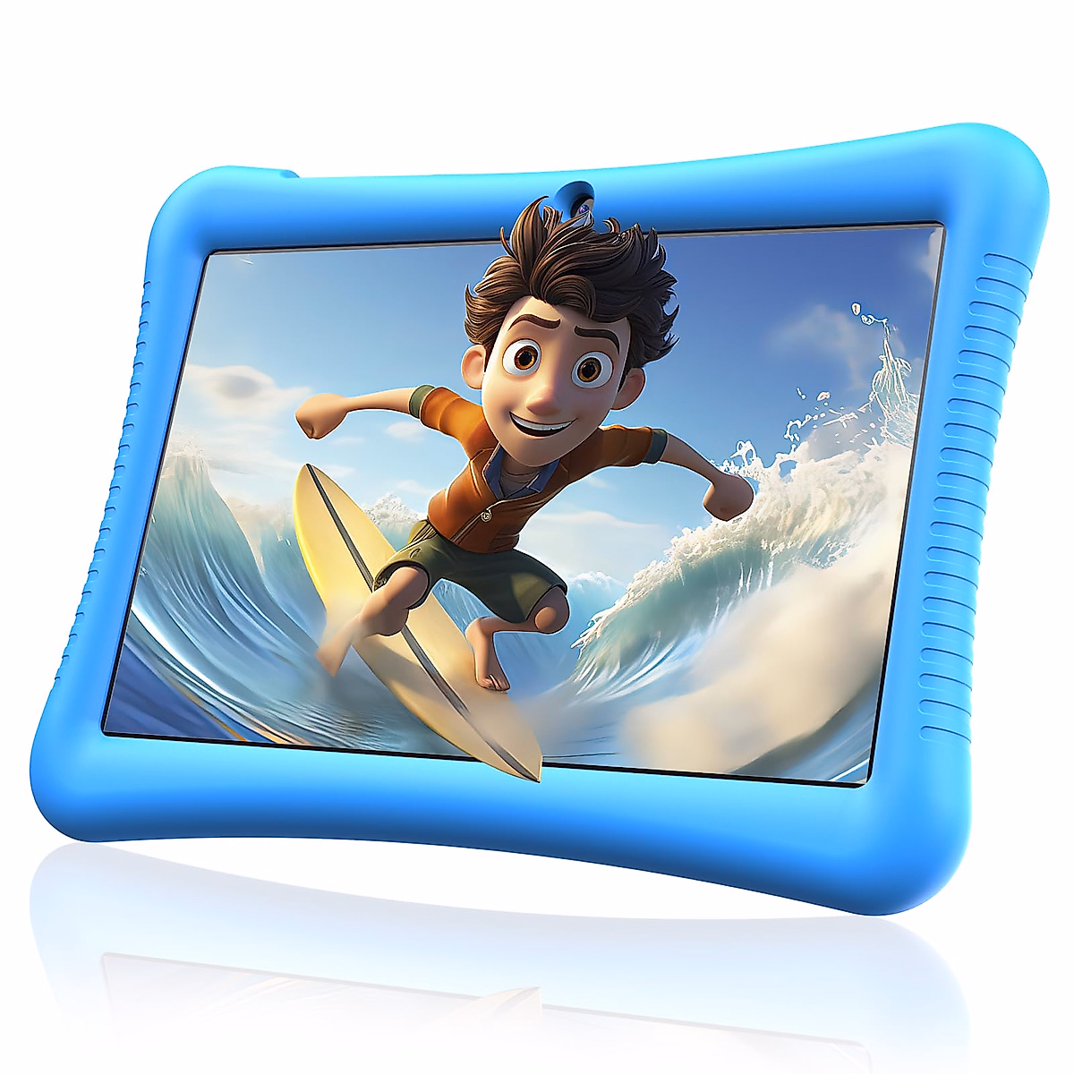 MOOKIA Kids Tablet 10 inch Android 13 Tablet for Kids 3-12 Quad Core 3+32GB Dual Camera GMS Certified WiFi Tablet Parental Control with Drop-Proof Case