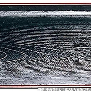 J-Kitchens Shaku 1 Heat Resistant Zelkaki Kaisen Obon (Bon Tray Tray), Black Tenshu, Made in Japan