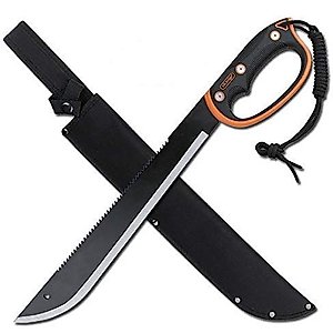 Snake Eye Tactical Full-Tang Fixed Blade Machete w/Sheath Outdoors Hunting Camping Fishing (279)