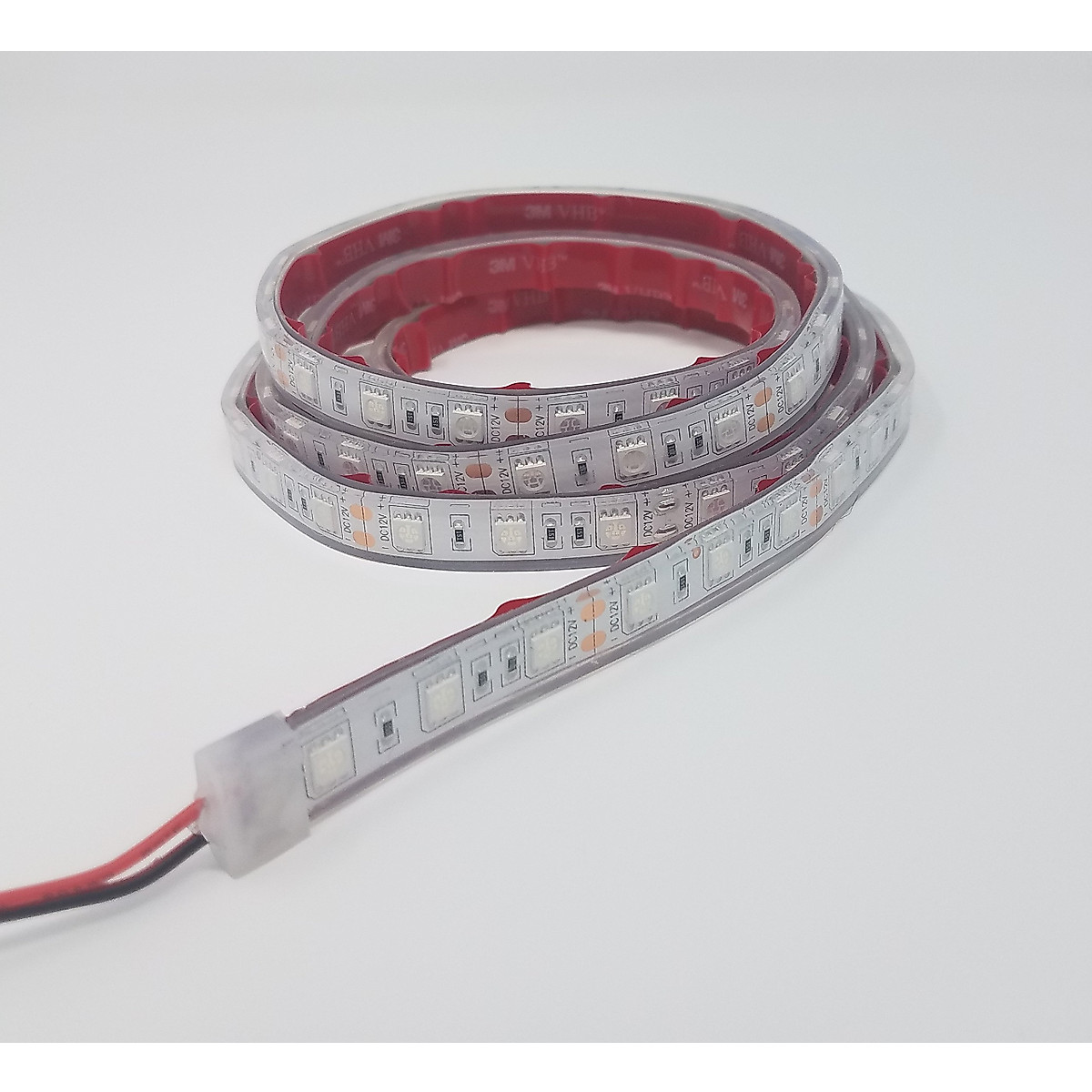 Marine Submersible LED Light Strip 12V 2ft White, LED Rope Lights, Waterproof Led Lights,