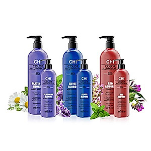 CHI Ionic Color Illuminate Shampoo, Red Auburn, 12 FL Oz