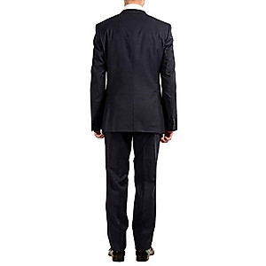 Hugo Boss "Huge6/Genius4WE Men's 100% Wool Three-Piece Suit US 40L IT 50L Blue