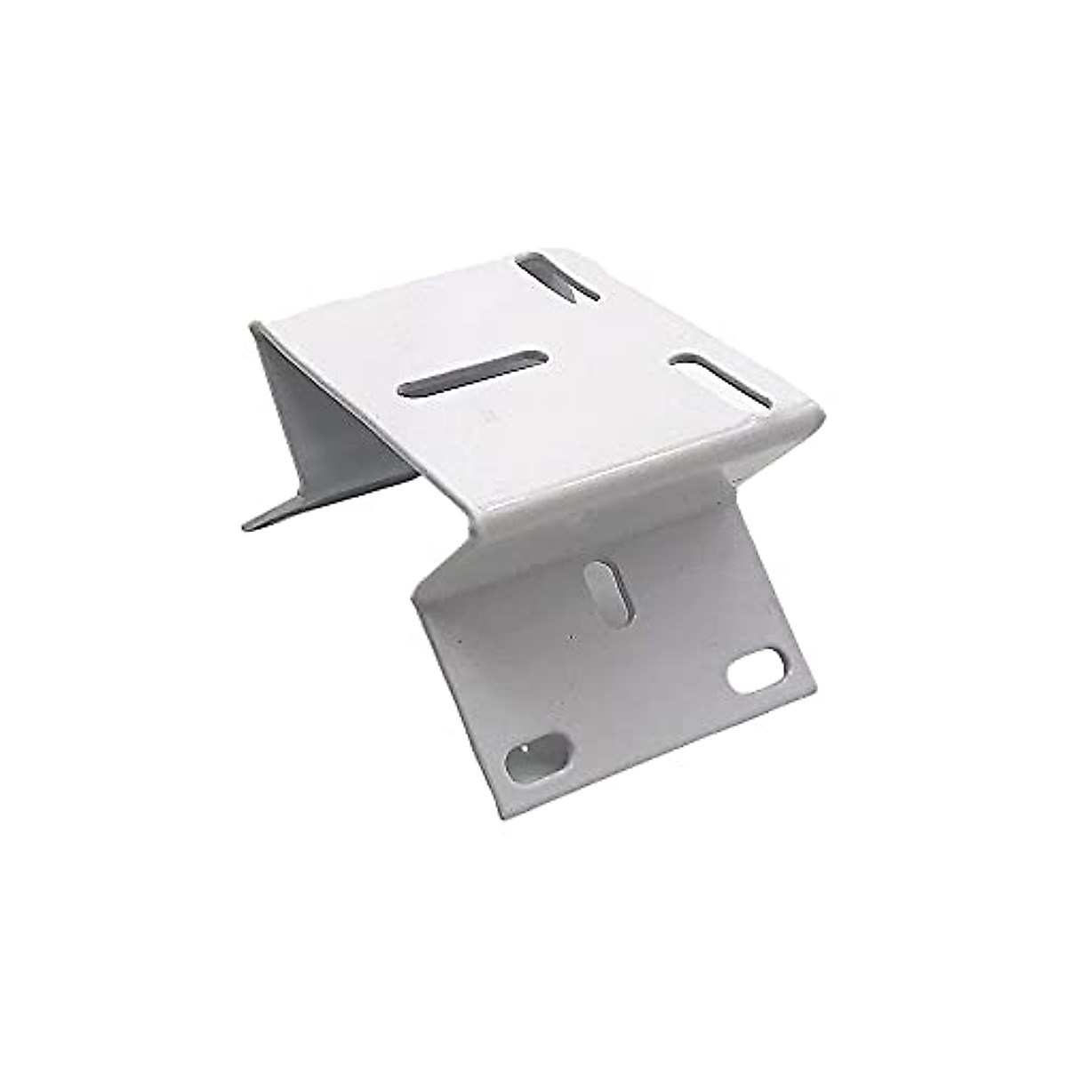OwlCat CCTV Video Surveillance Camera Mounting Bracket Vertical Wall Corner Right Angle Plate Supporting Holder Crane Metal Black White (White Mount), 77mm(W) x 65mm(L) x 53mm(H), XM-White