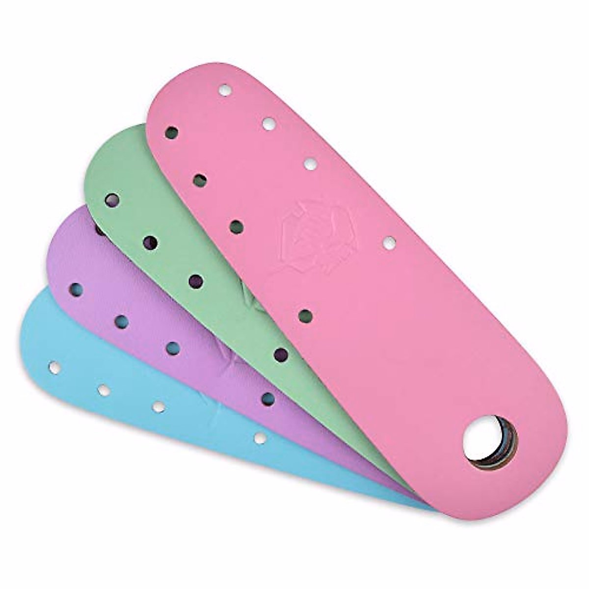 Bont Roller Skates - 100% Australian Leather Flat Toe Guard Protectors - Roller Skate Derby Speed - Pastel Pair - Pistachio Green