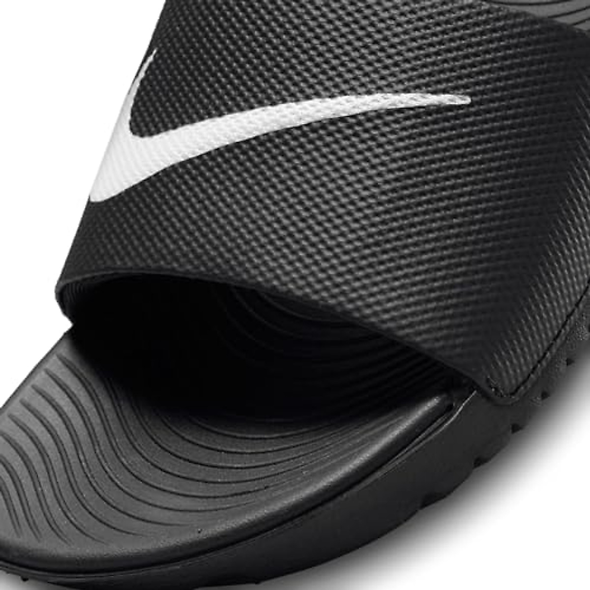 Nike Kawa Slide GS/PS 819352 Junior Slides (UK 4.5 us 5Y EU 37.5, Black White 001)