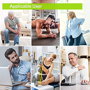 AUVON Dual Channel TENS EMS Unit 24 Modes Muscle Stimulator for Pain Relief, Rechargeable TENS Machine Massager with 12 Pads, ABS Pads Holder, USB Cable and Dust-Proof Storage Bag