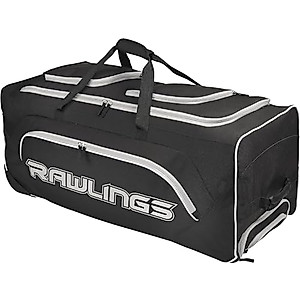 Rawlings | YADI Wheeled Catcher's Bag | Yadier Molina Model | Baseball/Softball | Black