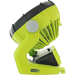 Ryobi 18-Volt ONE+ Hybrid Portable Fan(P3320) with P163 Lithium-Ion Battery(2.00Ah) and Charger