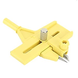 Round Circular Compass Cutter, for Cutting 1.5‑50mm Radius Cutter, Easy to Use, with Improved Fixed Button, and Movable Safety Cover