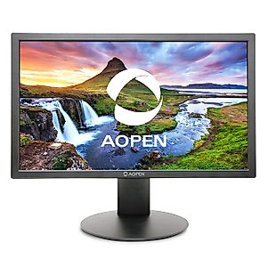 AOPEN By Acer 20E0Q bi 19.5-inch Professional HD+ (1600 x 900) Monitor | 75Hz Refresh Rate | VESA Mountable Eye Protection: BlueLight Filter & Flickerless Technology (1 x HDMI & VGA Port)