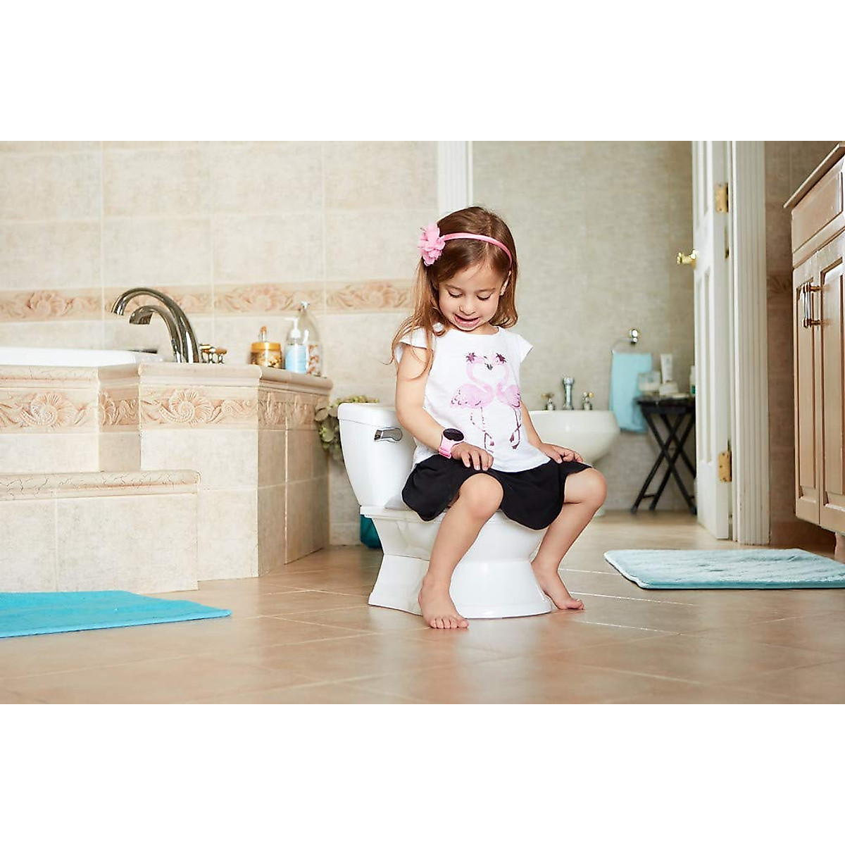 Kidnovations USA Premium Potty Training Watch – Flashing Lights, Multiple Alarm Modes with a Discreet Mode I Rechargeable, Water Resistant, Kids, Toddlers, Boys & Girls Potty Training Reminder Watch