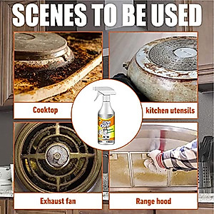 TONBGSEL All-purpose Kitchen Pots and Pan Cleaner, Kitchen Cleaner Spray Degreaser, All Purpose Cleaner Spray