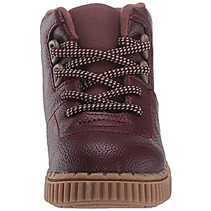 OshKosh B'Gosh Boy's Haskell Ankle Boot, Dark red, 11 M US Little Kid