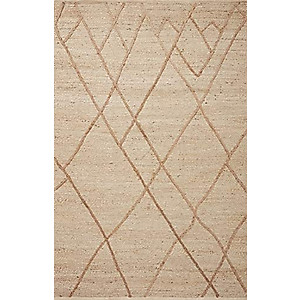 Loloi II Bodhi Collection BOD-05 Natural/Natural, Contemporary 3'-6" x 5'-6" Accent Rug