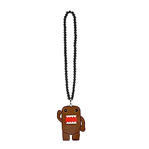 GVBSFJMK Car Pendant Acrylic Funny Domo-Kun Rock Rear View Mirror Charms Ornaments Automobile Trim Hanging Suspension Decoration