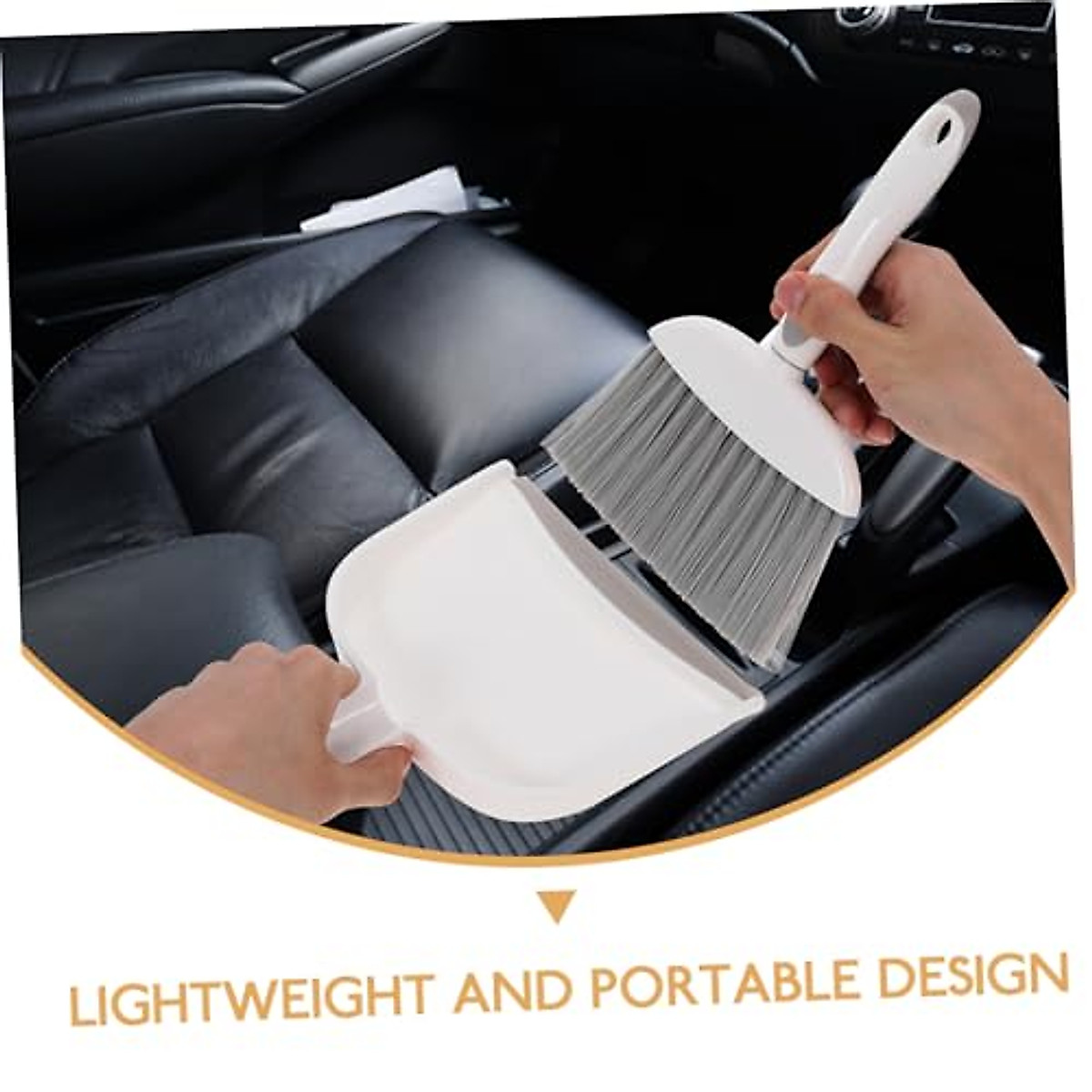 BUTIFULSIC 1 Set Mini Broom Dustpan Stuff Broom Stick Scraper Car Gaps Brush Mops Sand Redkey Small Brush and Dustpan Small Dust Pan Kitchen Cleaning Shovel Rat Accessories Cleaning Bundle Pp