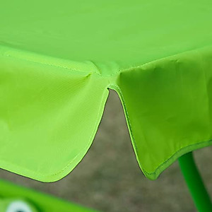 Outsunny Porch Swing for Kids with Adjustable Canopy to Block Sun at Angles, Kids Swing Chair with Seatbelts, Frog Gift for Kids, Tree Bark Brown, for Ages 3-6, Green