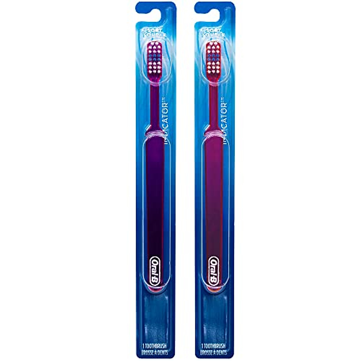 Oral-B Indicator Toothbrush, 20 Small Head, Youth, Soft (Colors Vary) - Pack of 2