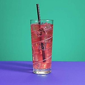Carbon Fiber Reusable Drinking Straws - 2-Pack