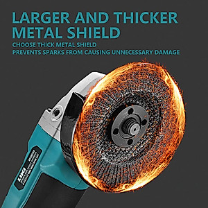 20V Cordless Angle Grinder, 4-1/2''Cordless Grinders， Metal Cut Off/Polish Tool，With 2.0Ah Battery& Charger， For Cutting And Grinding