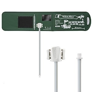 Welch Allyn REUSE-09-1SC FlexiPort Blood Pressure Cuff, Size 09, Child, Reusable, 1-Tube, Male Screw Connector, 15-21 cm Range