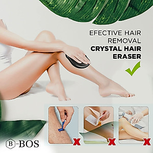 BBOS Hair Removal - Hairo, Hair Remover for Women, Hairo Hair Eraser, Hairo Crystal Hair Eraser, Hairo Razorless Shave, Sunday Skin Hair Eraser, Hair Removel Device, Silky Smooth Hair Eraser Laser