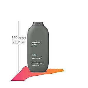 Method Men Body Wash, Sea + Surf, Paraben and Phthalate Free, 18 fl oz (Pack of 1)