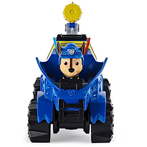 Paw Patrol, Dino Rescue Chase’s Deluxe Rev Up Vehicle with Mystery Dinosaur Figure