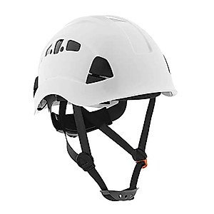 Jackson Safety CH400V Climbing-Style Hard Hat - Vented Construction Helmet with Chin Strap & Cup - ANSI Z89.1 & OSHA Compliant - (Multiple Colors)