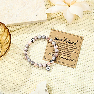 M MOOHAM Christmas Gifts for Friends - C Initial Bracelets for Teen Girl Gifts Friendship Bracelets Christmas Gifts for Teens Birthday Gifts for Friend Christmas Gifts for Girls