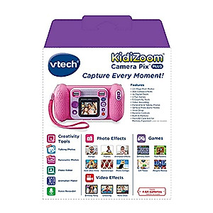 VTech KidiZoom Camera Pix Plus, Pink