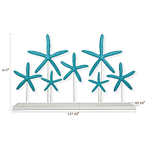SAILINGSTORY Starfish Decor Coastal Beach Decorations for Home Beach Bathroom Decor Nautical Ocean Decor Large