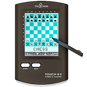 Top 1 Chess Touch Electronic Chess, Strategy Games Computer Kids Improving Chess Skills for Kids and Adults, Portable Travel Chess Perfect Birthday or Xmas Gift