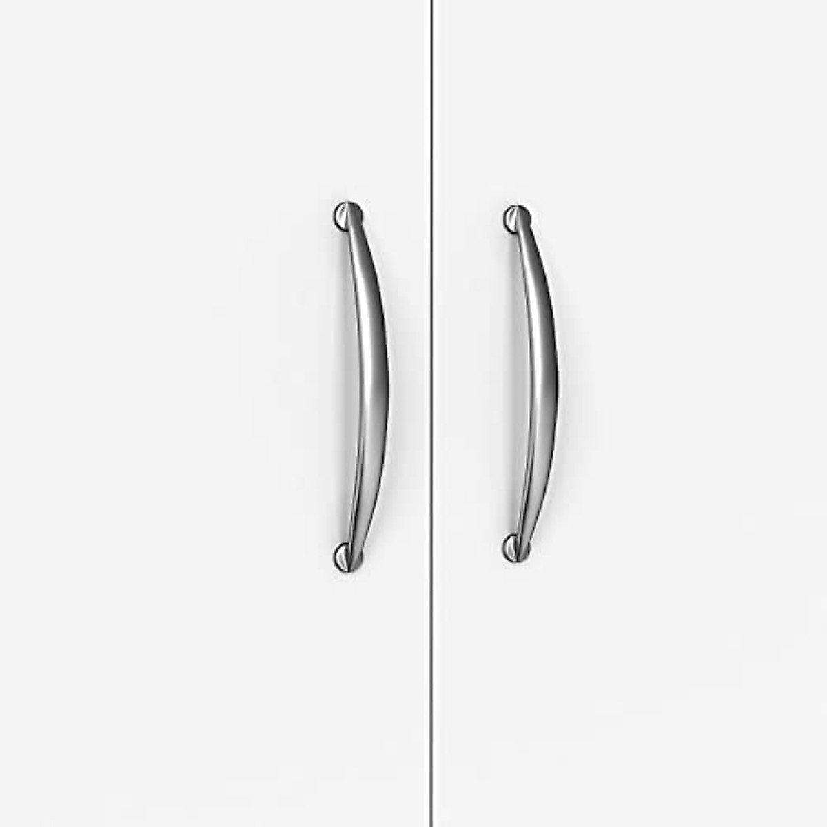 Topeakmart Over The Toilet Storage with 2 Doors & Adjustable Shelf, Free Standing Toilet Rack, Home Space-Saving Furniture with 2 Upper Open Compartments, L25xW8xH77 Inches, White