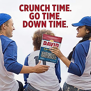 DAVID Roasted and Salted Original Sunflower Seeds, Keto Friendly, 14.5 oz