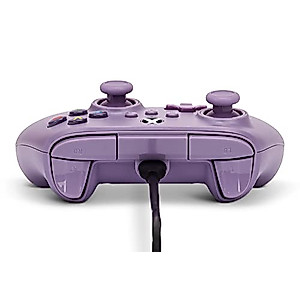 PowerA Nano Enhanced Wired Controller for Xbox Series X|S - Lilac, portable, compact, gamepad, video game, gaming controller, works with Xbox One and Windows 10/11