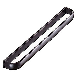 Towel BAR Rack Towel Rack Hardware Bathroom Accessory Single Black Antique Color Bathroom Brass Single Rod Towel Bar Towel Bar