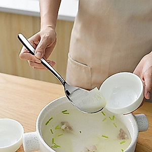 Kekow 8-Piece Stainless Steel Buffet Serving Spoons