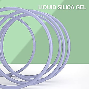 BGNTBUK Fast Charging Cord Type C to Type C 1m 3A Silicone Data Cable Mobile Phone Color Fast Charging Line Liquid Soft Plastic Flash Charging Cable 6ft Cable