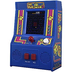 Basic Fun Arcade Classics - Ms Pac-Man Retro Mini Arcade Game,Multicolor