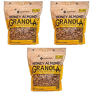 Member's Mark Expect more Honey Almond Granola (4 lb .) Pack of 3
