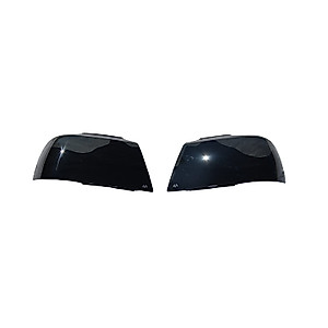 Auto Ventshade (AVS) 37502 Dark Smoke Headlight Covers for 1994-2001 Dodge Ram 1500, 1994-2002 Ram 2500 & 3500, Black