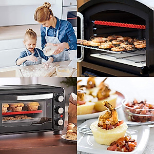 2 Pack Non Stick Large Oven Liner & Silcone Rack Shield Protectors Edge Liner Cover