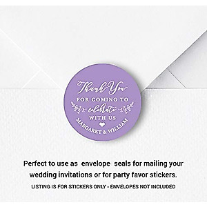 Wedding Thank You Stickers, Favor Stickers, Custom Thank You Labels, Personalized Thank You Stickers, Welcome Bag Sticker, F9:15
