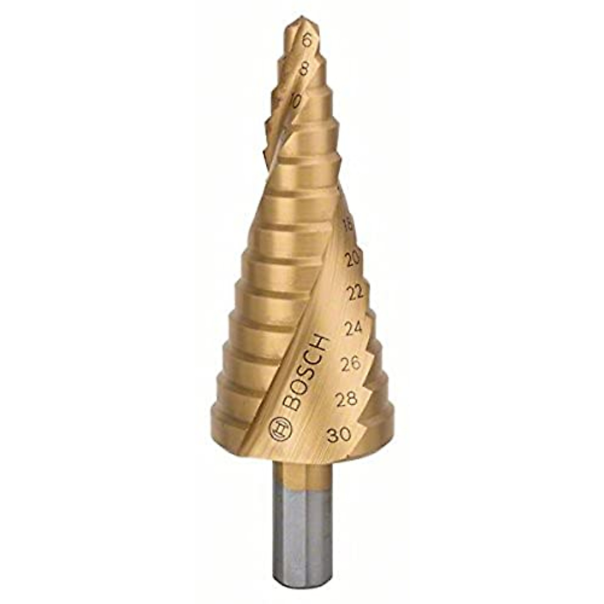 Bosch 2608587430 Hss-Tin Step Drill Bit 13 Parts 6-3mm