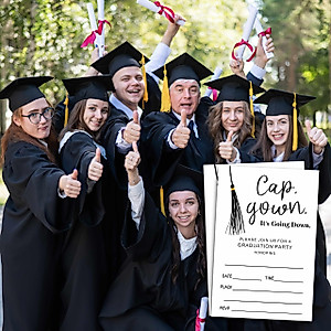 Buildinest Graduation Invitation 20 Graduation Announcements Graduation Invites 2024 with Envelopes Party Invites for College, Junior, High School, Masters Grad Celebration-A03